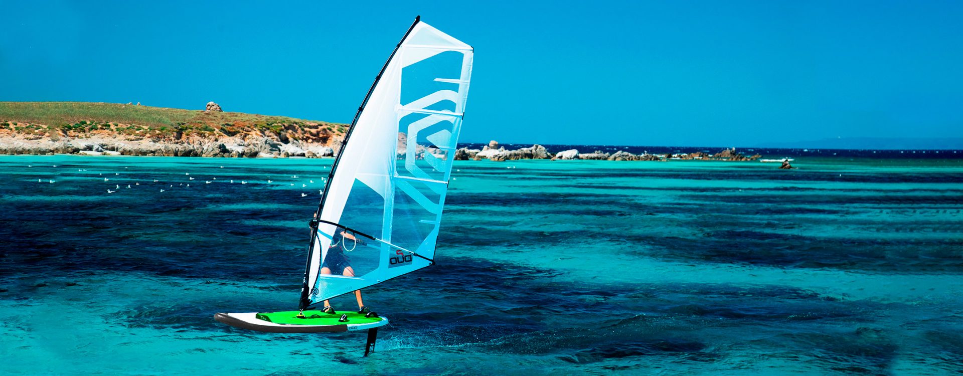 DUO Wind - Windsurf inflatable board with hardtail - inflatable ...