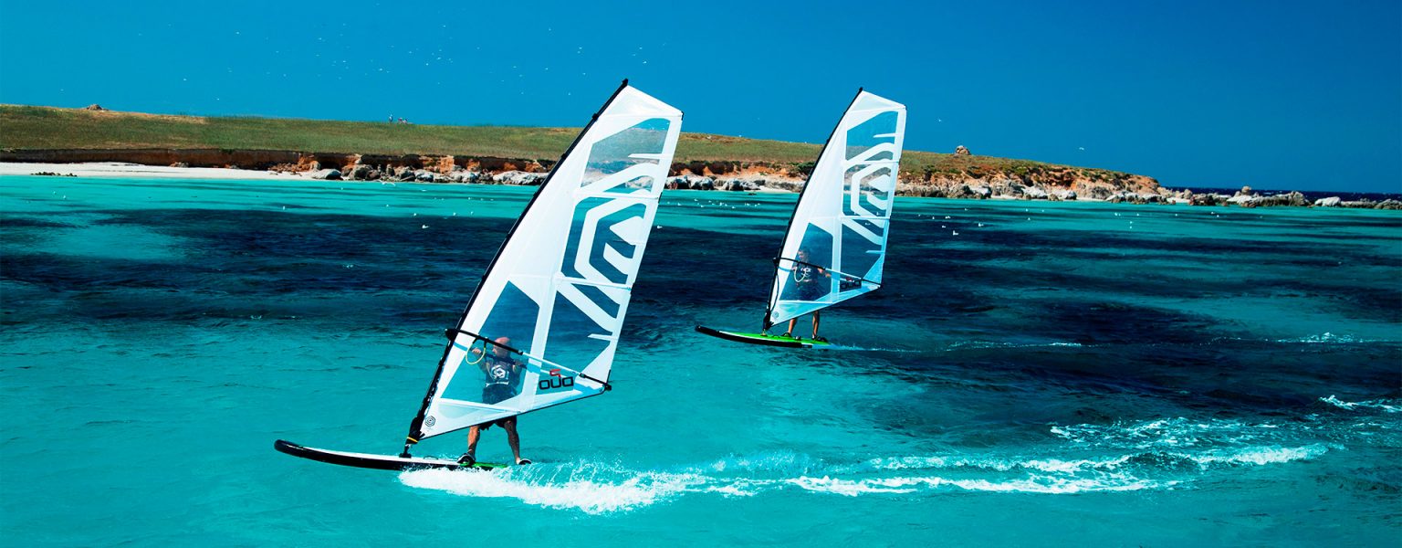 DUO Wind - Windsurf inflatable board with hardtail - inflatable ...