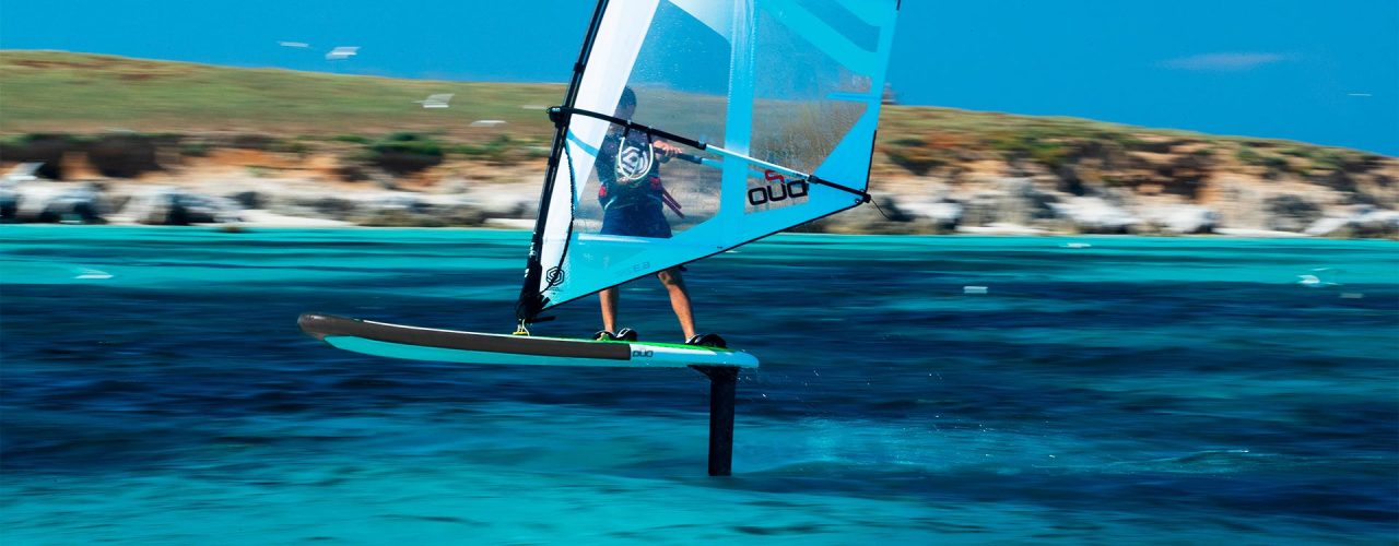 DUO Wind - Windsurf inflatable board with hardtail - inflatable ...