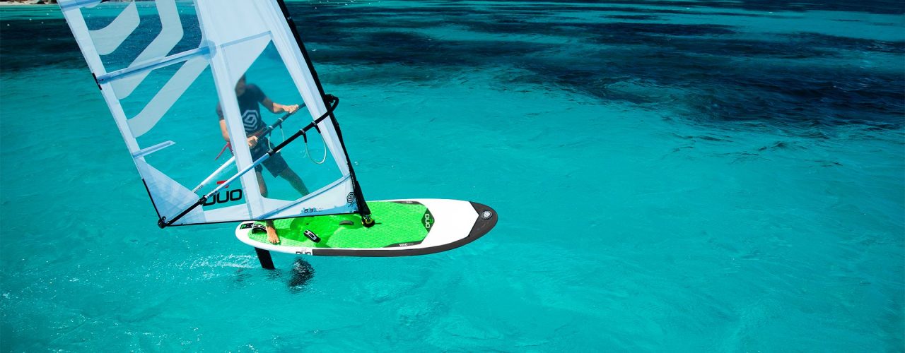 DUO Wind - Windsurf inflatable board with hardtail - inflatable ...