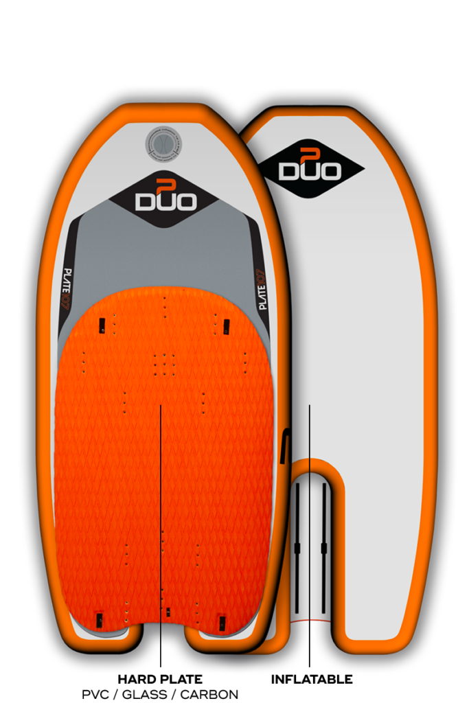 DUO PLATE - Duo Boards - Windsurf and SUP Hardtail Inflatable boards